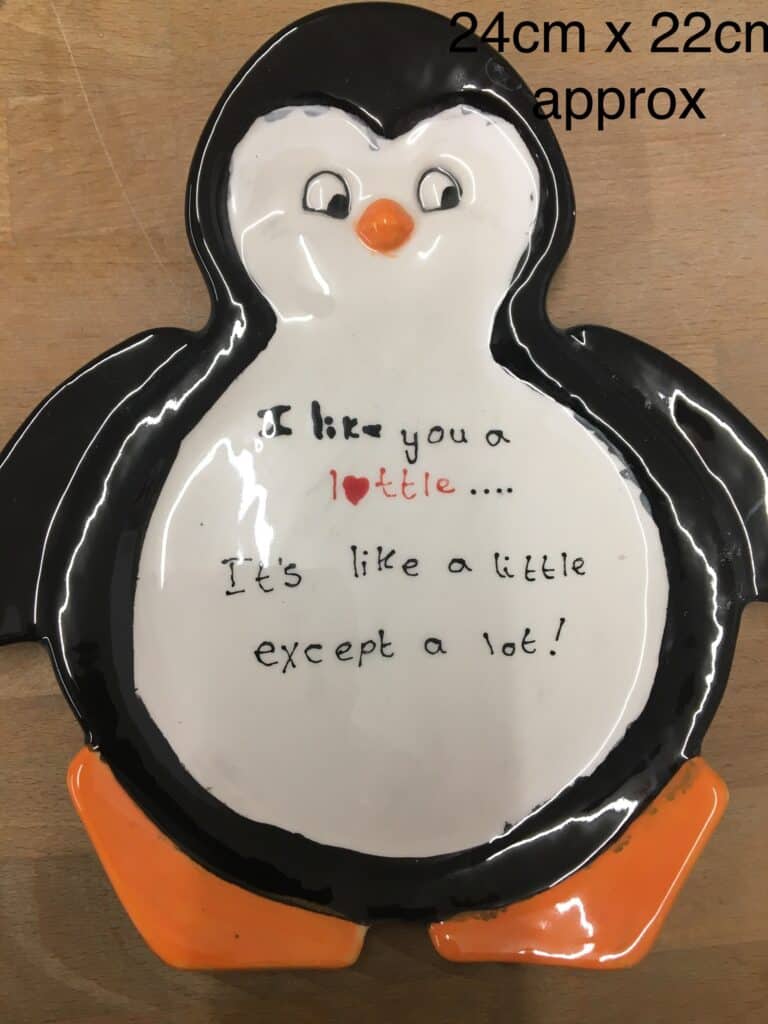 Penguin plate – Get Crafty Gosport